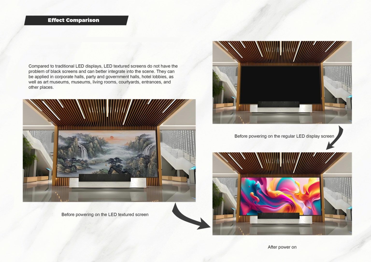 LED Textured Wood Wall Panels | Modern Art Lighting